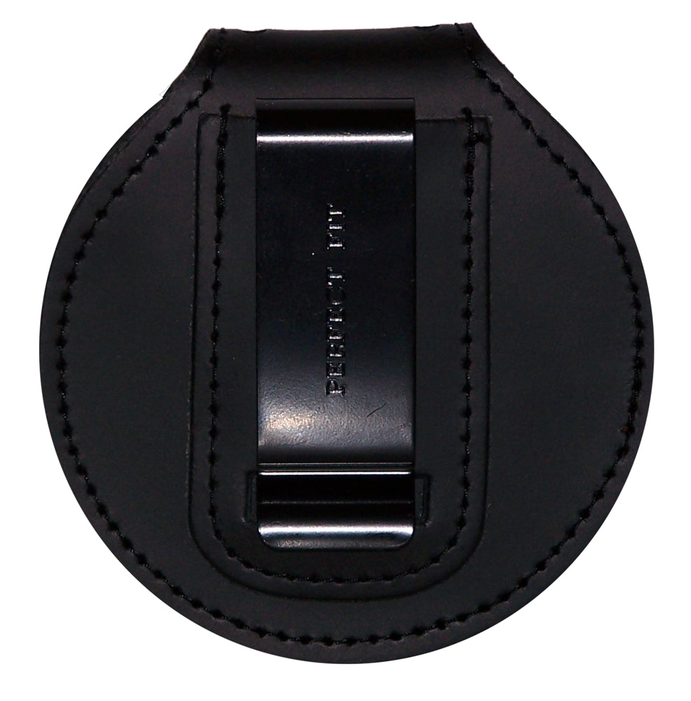 Large Round Belt Clip with Pocket and Chain – Duty Leather